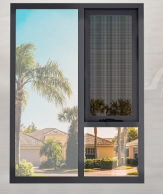 中国 レベル 8 密度 アルミ 設計における吊りカーテンのための上下吊り窓 販売のため