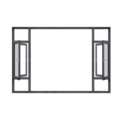 中国 アルミヴィラハウス 水平開口とカスタマイズ付きのガラスカーセメントの窓 販売のため