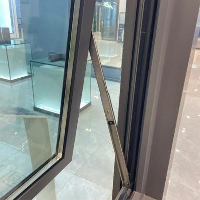 Custom-Made Aluminum Top Hung Home Window with Double Glass and Level 8 Air
