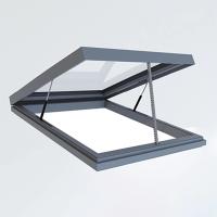 Quality 5 27A 55 9A 5 12A 5 Glass Aluminum Fixed Skylight For Level 9 Wind Pressure Resistance for sale