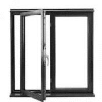 Quality Standardized Production Aluminum Casement Windows For Bedroom Folding Screen Efficiency for sale