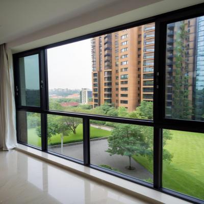 Chine Fenêtre coulissante en aluminium à double vitrage économe en énergie, personnalisée et de qualité supérieure, avec une isolation thermique supérieure à vendre