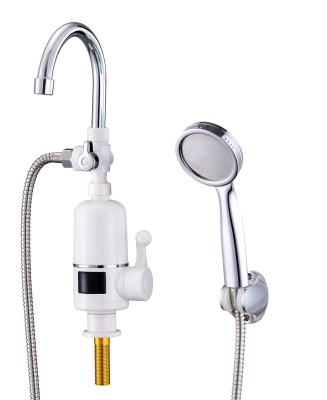 China 304 Stainless Element Digital Control Electric Faucet Kitchen Water Heater Tap EMC for sale