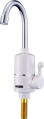 China White 3000W Instant Hot Water Faucet Electric Water Heater Tap Kitchen Use LVD for sale