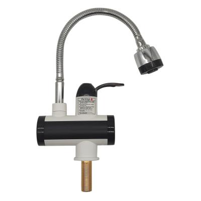 China Stainless Spout Electric Deck Mounted Faucet ABS 3000W for sale
