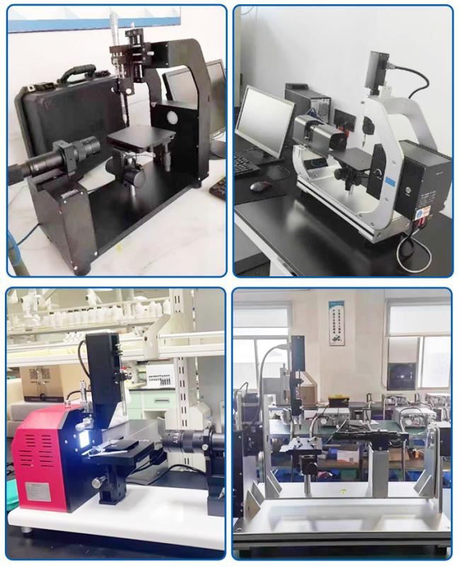 Contact angle measuring instrument components