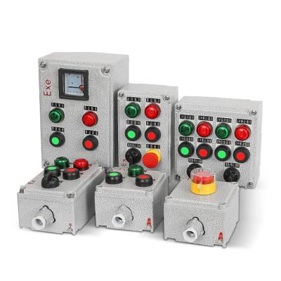 China 220v 380v Atex Approved Round Explosion Proof Control Push Button Explosion Proof Operation Column for sale