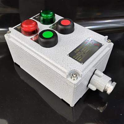 China Outdoor Using 240v 380v ATEX Certificated Round Explosion Proof Control Push Button Explosion-Proof Operation Panel for sale