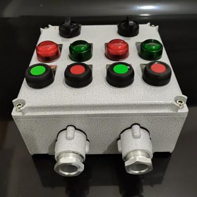 China Explosion-Proof Two-Button Operation Box Anti-Corrosive Power Distribution Equipment with Two Indicators for sale