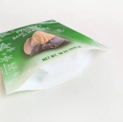 Chine Impression personnalisée Sacoche debout Fermeture à glissière Noix Package Snack en plastique Amandes Noix de cajou Sacs d'emballage à vendre
