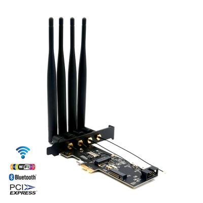 Cina Chiave B di NGFF M.2 e chiave A a PCIe X1 Adpater per la carta di WiFi e di 3G/4G in vendita