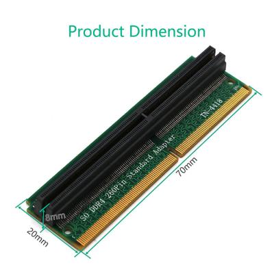 China EMI 1.2VDC Electronics Computers Accessories 260P DDR4 SO DIMM Adapter for sale