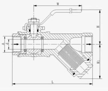 Manufacturer Sells 304 Stainless Steel Y-Type Ball Valve