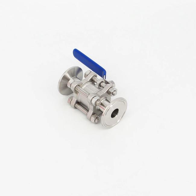 3PC Sanitary Clamp Ball Valve