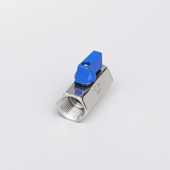 304 Stainless Steel Mini Ball Valve with Female Thread