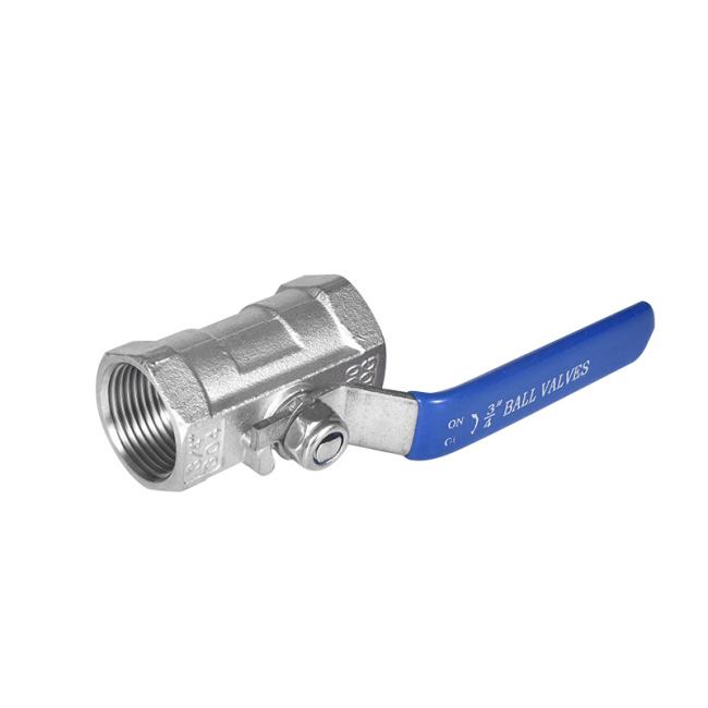 1000psi Investment Casting Stainless Steel 1PC Ball Valve