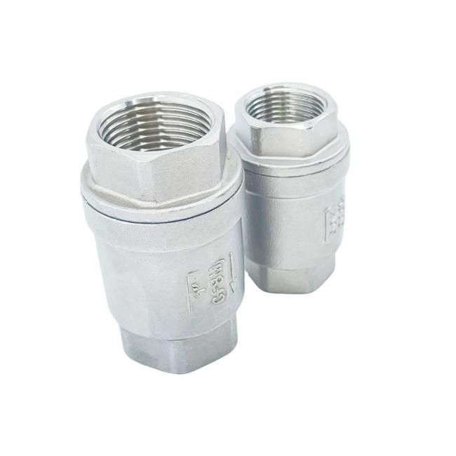 Thread Stainless Steel Spring Vertical Check Valve Non Return Check Valve