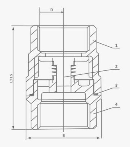 Thread Stainless Steel Spring Vertical Check Valve Non Return Check Valve