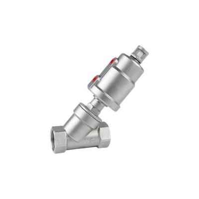 Cina DN25 1 pollice di tipo Y Valvola pneumatica per sedile ad angolo AS/CS-16P/R Modello NO. CIF Termine in vendita