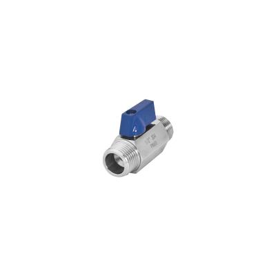 Cina Oed supporto personalizzato maschio mini valvola a sfera in acciaio inossidabile per tubi e tubi in vendita
