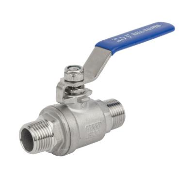 Cina Valvola a sfera a filo maschio a foratura completa 2PC in acciaio inossidabile 304 316 1000wog PN1.0-32.0MPa in vendita