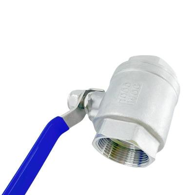 Cina Vendita rapida Valvola a sfera in acciaio inossidabile 2PC con filo femminile con standard ISO9001 in vendita