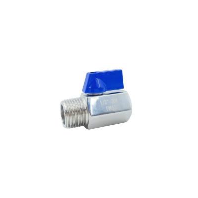 中国 スレッド接続形式 DN8-DN25 ステンレス鋼304/316の製造のためのミニボールバルブ 販売のため