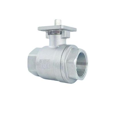 中国 Q11F 不同鋼304/316 材料 需要が高い水媒体の2部ボールバルブ 販売のため