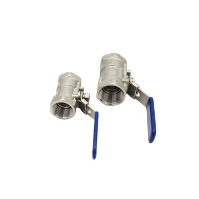 Cina Top- Wcb Cast Stainless Steel Female Thread 1PC Valvola a sfera con serratura Modello NO. Q11F-16P in vendita