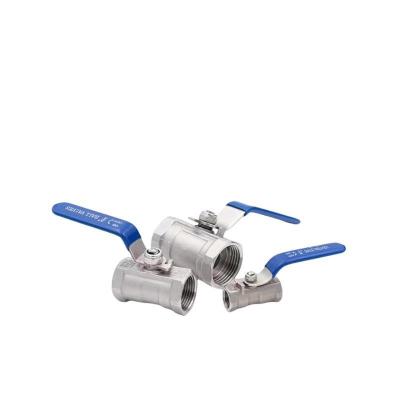 Cina Temperatura Temperatura normale 1PC Bsp Valvola a sfera a filo SS304/SS316 1000wog per gas in vendita