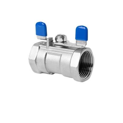 中国 PN1.0-32.0MPa 定数圧 1PC ボールバルブ 201/304/316 スチールでバタフライハンドル 販売のため