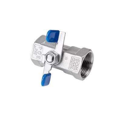 中国 1PC NPT/Bsp スレッドボールバルブ バターフライハンドル マニュアル操作制御モード 販売のため