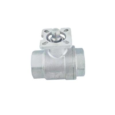 Cina 1000wog SS304 316 in acciaio inossidabile NPT Bsp Thread Two Piece Ball Valve per industria in vendita
