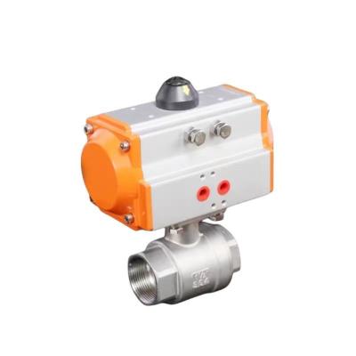 Cina Valvola a sfera pneumatica 2PC a taglio rapido con forma di connessione a filo in vendita
