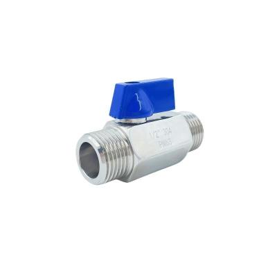 中国 アルミハンドルステンレス鋼ミニボールバルブ NPT/BSPP/BSPTスレッド ISO9001規格 販売のため