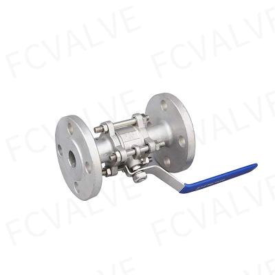 Cina 3PC Valvola a sfera fluttuante in acciaio inossidabile per standard e fusioni di investimento in vendita