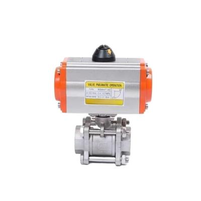 中国 3PC パネウマティック/電気アクチュエータを持つスクリューボールバルブ CFR 期間サンプル US 5.8/ピース 販売のため