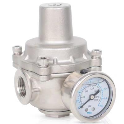 Cina Valvola di riduzione della pressione manuale per tubi d'acqua domestici con connessione terminale NPT/BSPP/BSPT in vendita