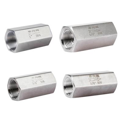 Cina NPT/BSPP/BSPT Valvola di controllo pneumatica a filo a senso unico senza ritorno conforme alla norma ISO 9001 in vendita