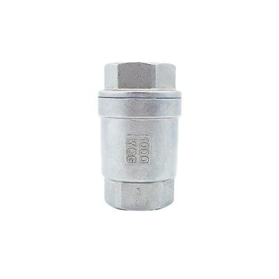 Cina 304/316 Valvola di controllo verticale a molla in acciaio inossidabile con filo NPT/BSPP/BSPT Pn1.6MPa in vendita