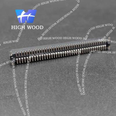 China HW-M55-7018042R 1.27mm (0.05") Pitch PCB Horizontal SMT Connector for sale