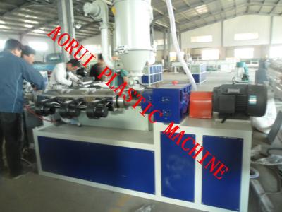 Cina Linea di plastica PE dei pp, singolo estrusore a vite dell'estrusione del tubo del condotto elettrico in vendita