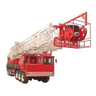 China Mobile Drilling Rig 2250kN Static Hook Load 4000m Depth for sale