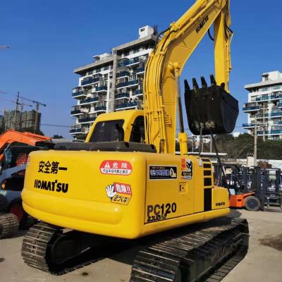 China Gebruikte graafmachine van Komatsu PC120 met originele hydraulische klep Te koop