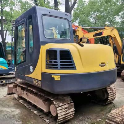 China 2019 Gebruikte originele Hyundai 80-7 graafmachine 8 ton tweedehands hydraulische spoorgraver Te koop