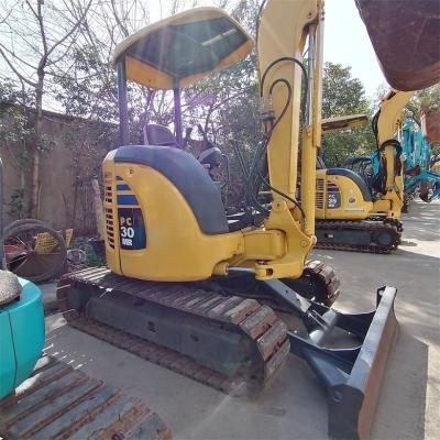 中国 20.6KW オリジナルペイント 中古 コマツー PC 30 MR ミニ クローラー 掘削機 完璧な状態 販売のため