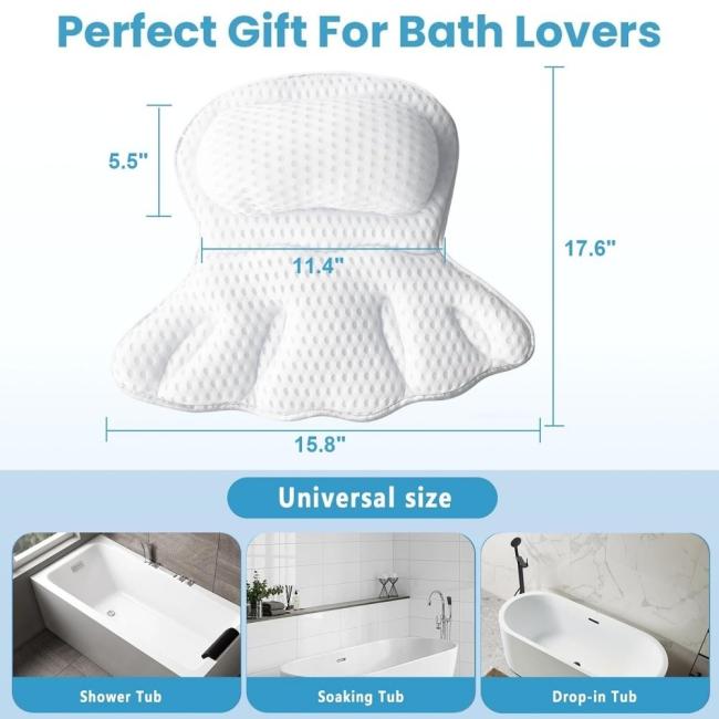 Bath pillow packaging and presentation
