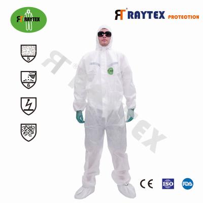 China O tipo 5/6 combinação médica Microporous descartável com SMS para trás projeta o delicado confortable respirável à venda