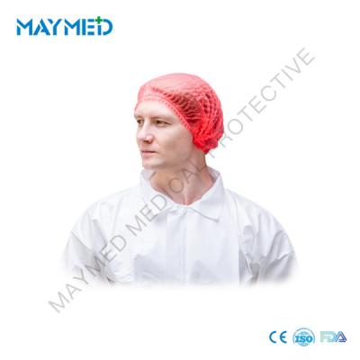 Cina cappuccio variopinto eliminabile ISO13485/9001 monouso della calca della clip non tessuta di 24inch pp in vendita