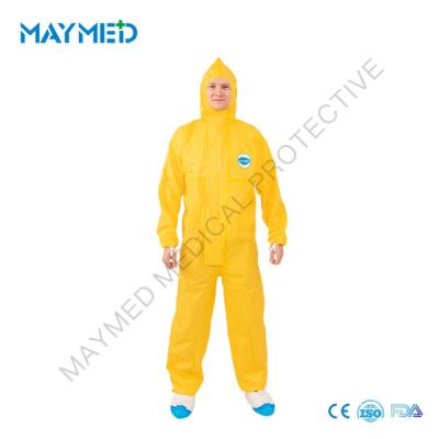 China Resistência Química Tipo 3/4/5/6 EN14126 Macacão Médico Descartável ISO13485 à venda